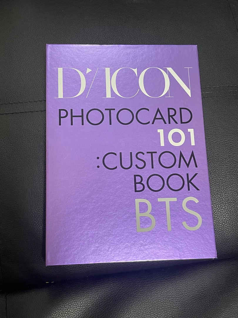 BTS DICON Photocard 101: Custom Book - Complete with Photocards ...