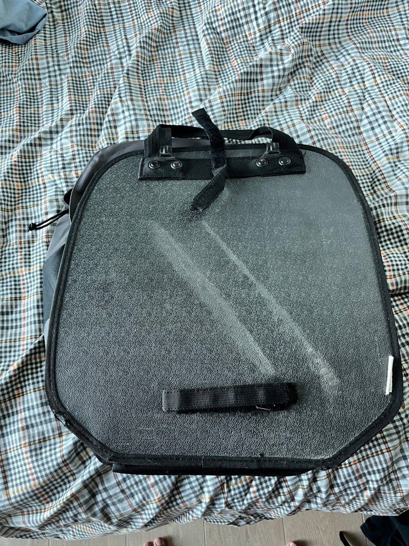 B'Twin Cycling Pannier Rack Bag - Black, Sports Equipment, Bicycles ...