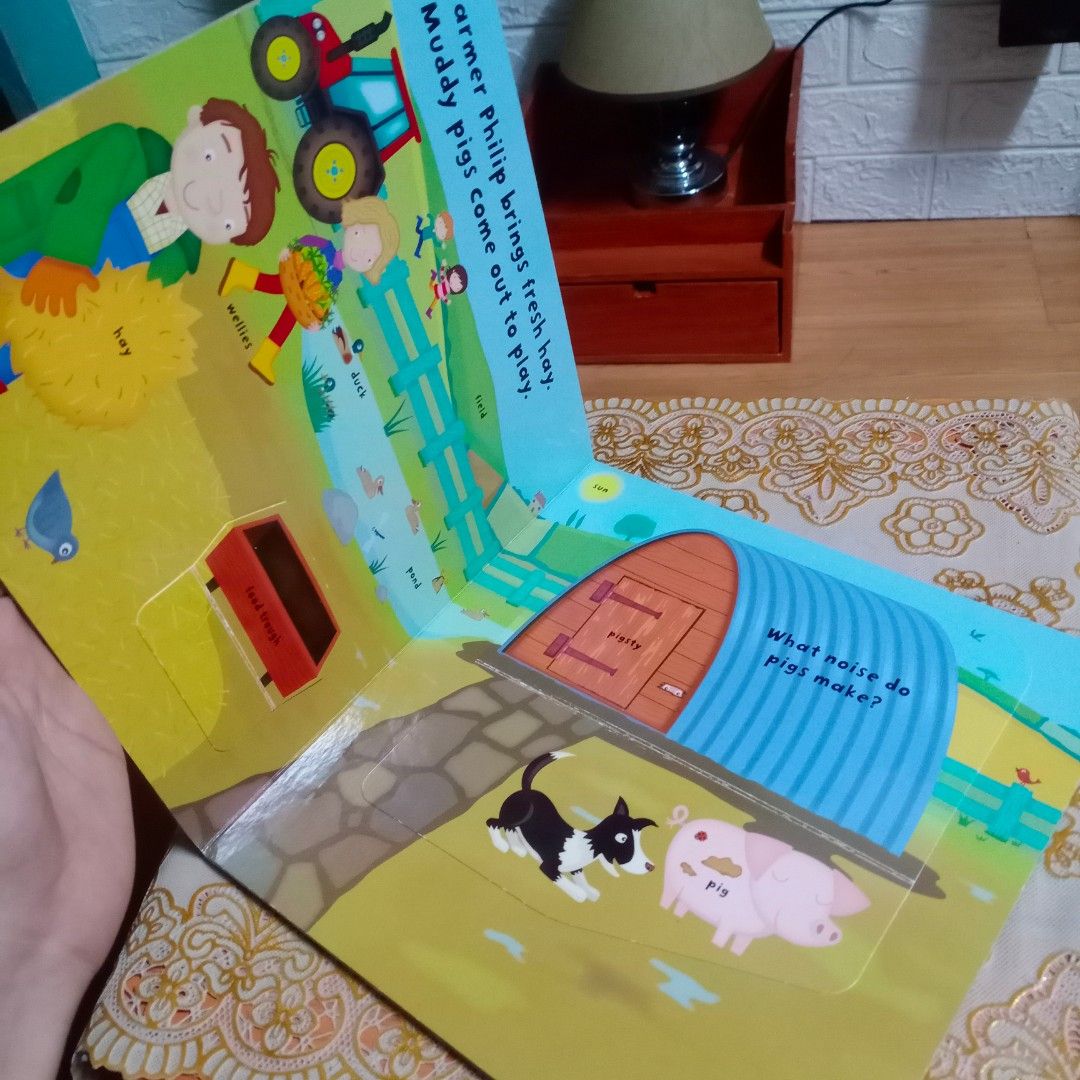 Busy Farm A Ladybird Lift the Flap Boardbook, Hobbies & Toys, Books ...