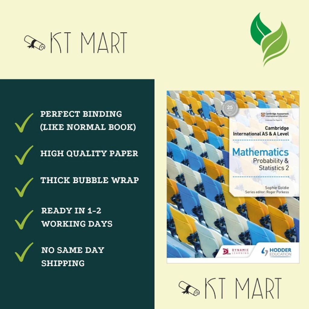 Cambridge International AS & A Level Mathematics: Probability ...