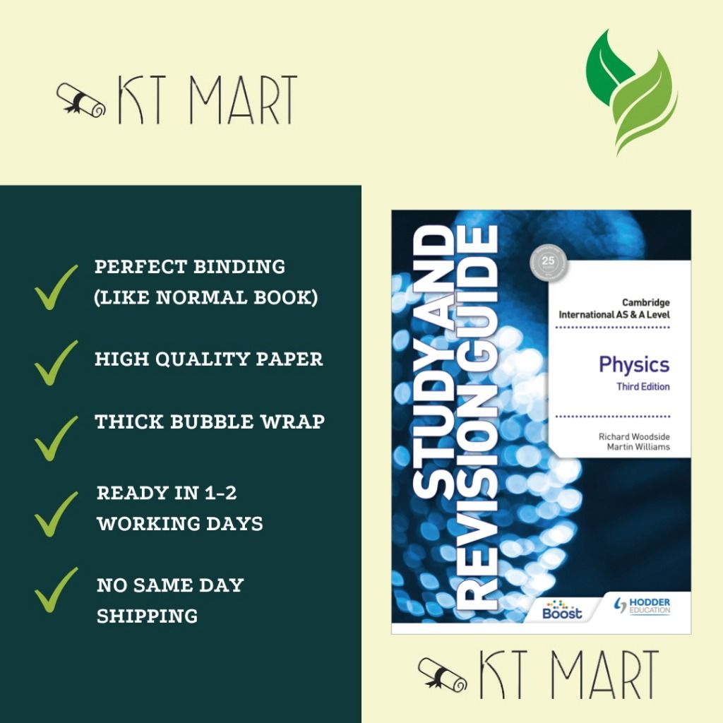 Cambridge International AS & A Level Physics Study and Revision Guide 3rd Edition, Hobbies ...