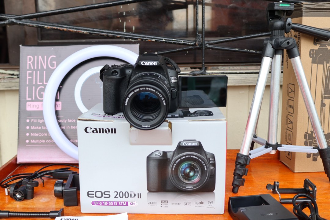 Canon EOS 200D MARK II Kit EF-S 18-55mm IS STM SLR VLOGGING CAMERA ...