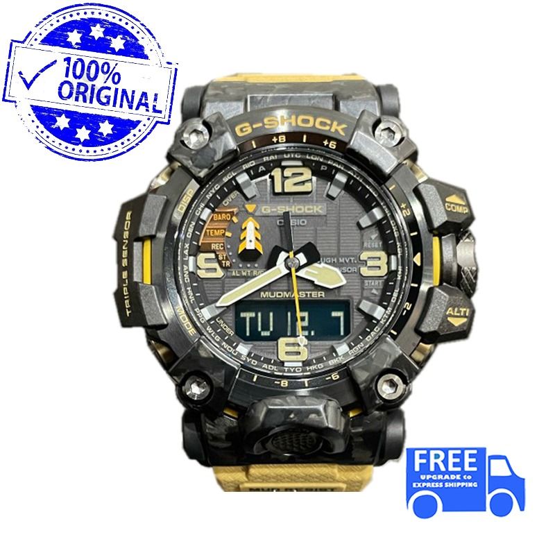 Casio G-Shock GWG 2000 1A5 Mudmaster G-Shock GWG-2000-1A5, Fesyen Pria, Jam Tangan di Carousell