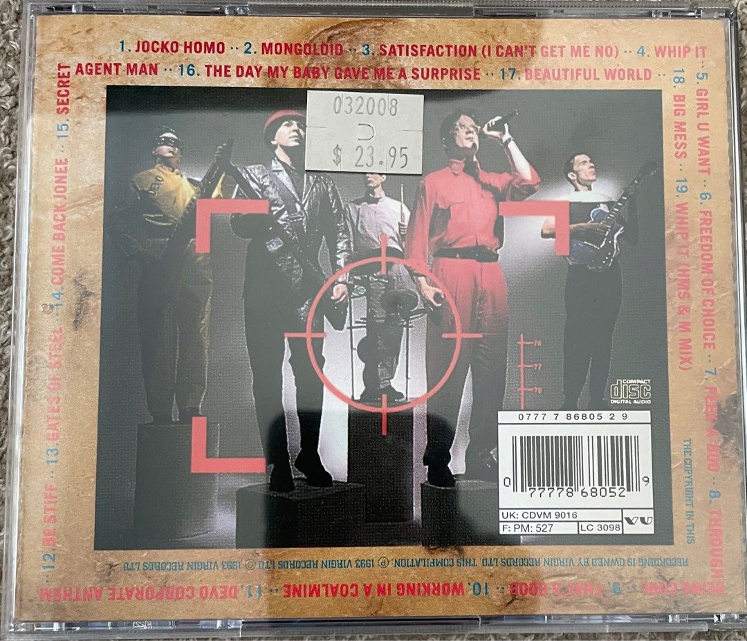 CD: New Wave, Pop, Retro - The Best Of Devo: Hot Potatoes, EU Pressing ...