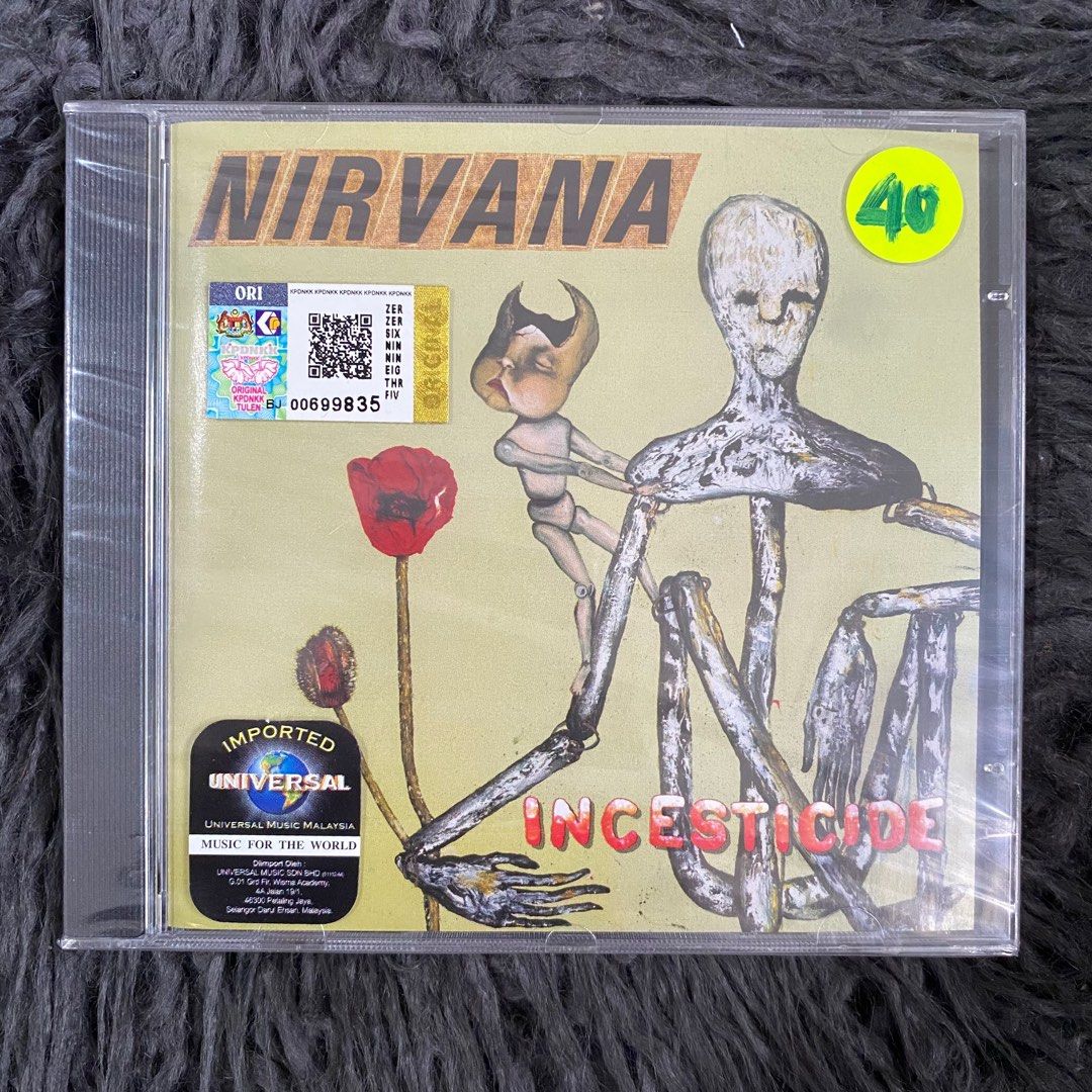 CD NIRVANA Incesticide, Hobbies & Toys, Music & Media, CDs & DVDs on Carousell