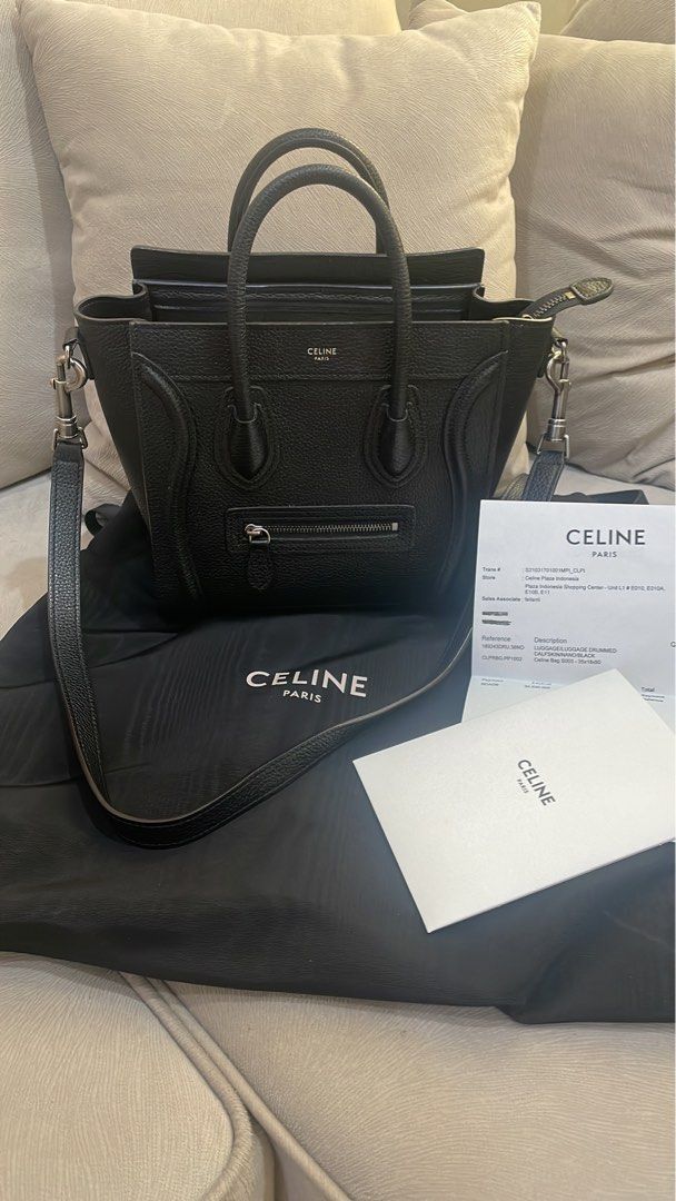 Celine Nano Luggage 2021, Barang Mewah, Tas & Dompet di Carousell