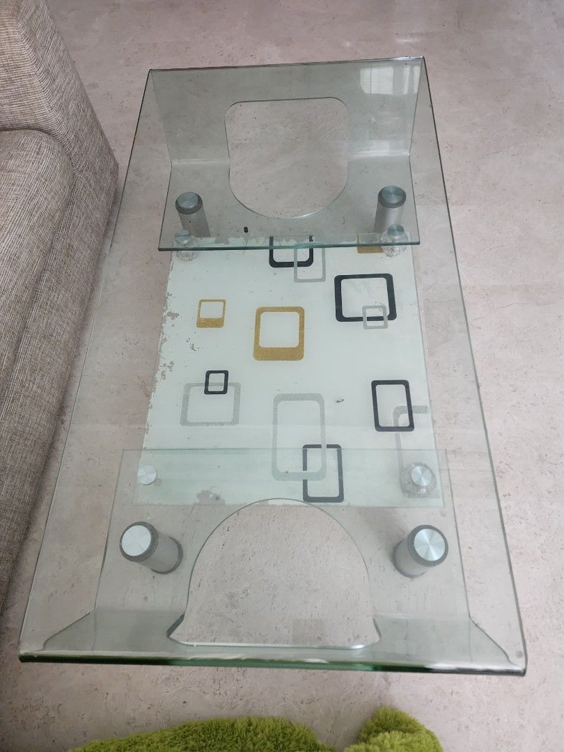 Centre table with two side chairsfor living room, Furniture & Home ...