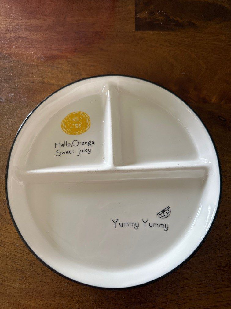 Ceramic divider plate, Furniture & Home Living, Kitchenware & Tableware ...