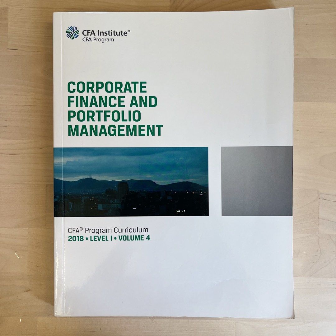 CFA Level 1 Official Books, Hobbies & Toys, Books & Magazines ...