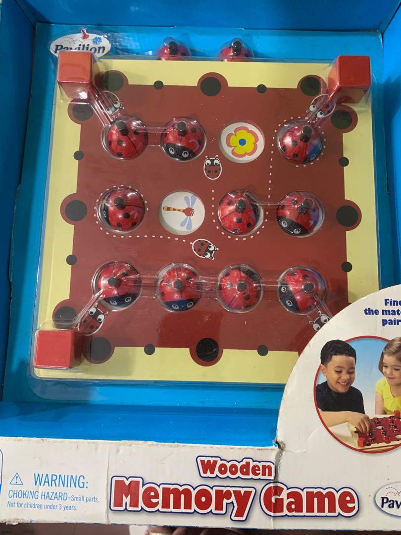 Children Memory Game Durable Wooden Memory Matching Game Double-Sided ...