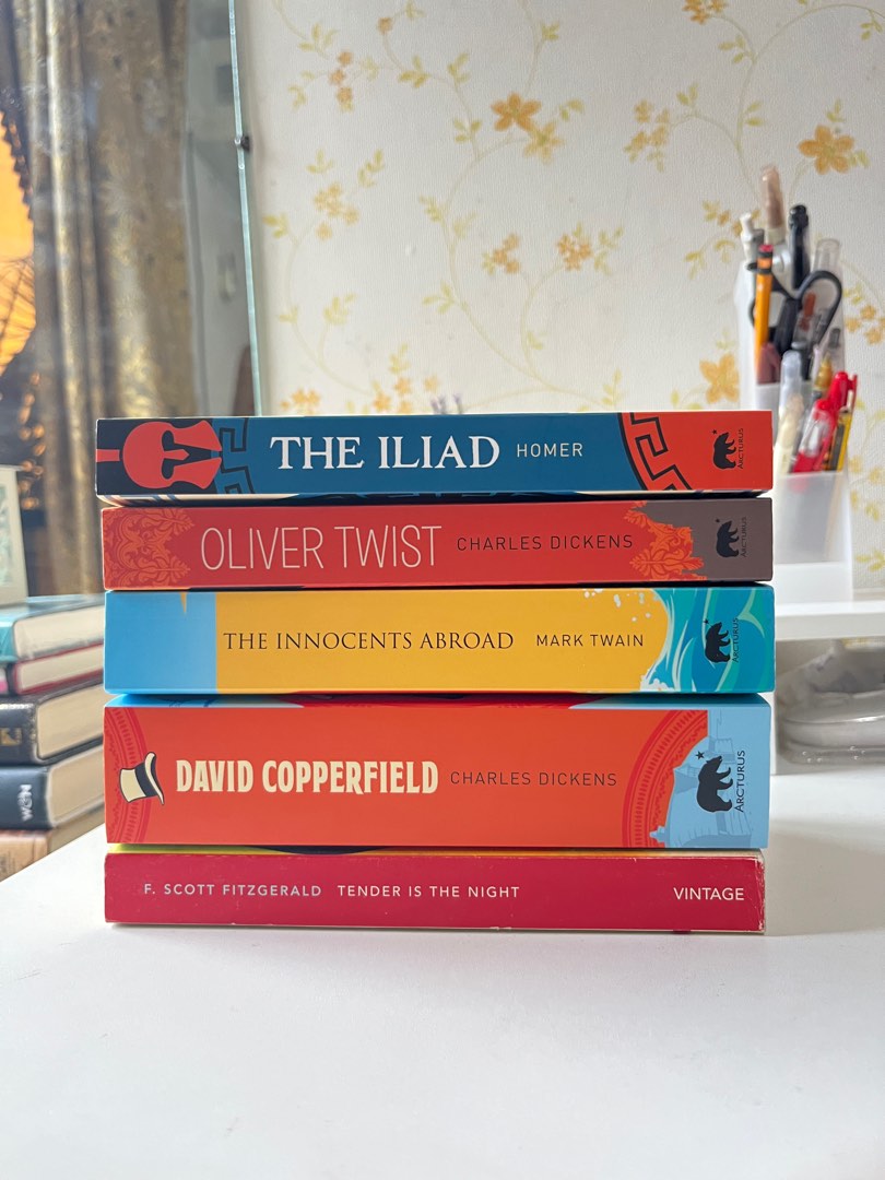 Classics Bundle: the iliad, oliver twist, the innocents abroad,David ...