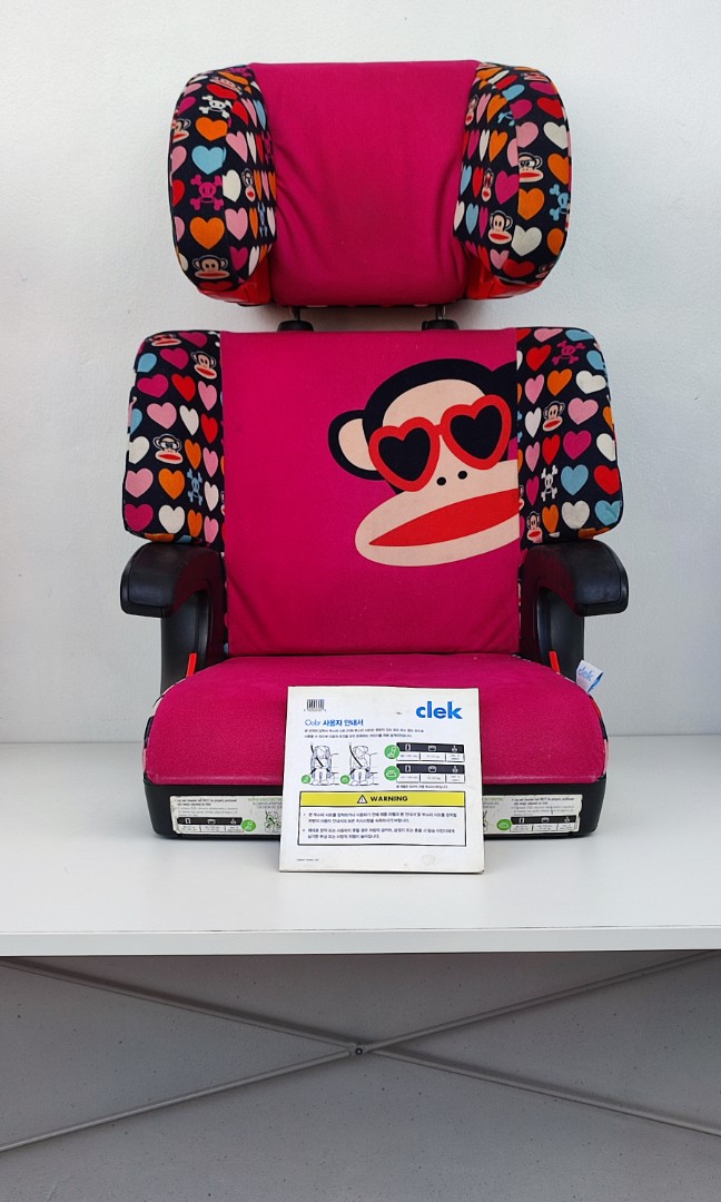 clek oobr limited edition Paul frank Isofix Carseat, Babies & Kids, Going Out, Car Seats on ...