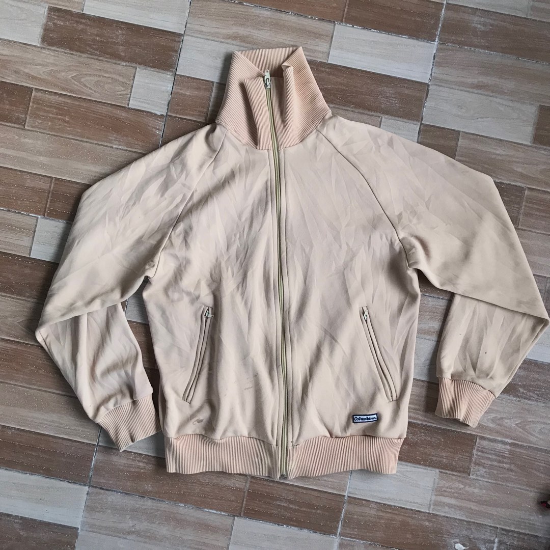 Cream Turtle Neck Jacket, Women's Fashion, Coats, Jackets and Outerwear ...