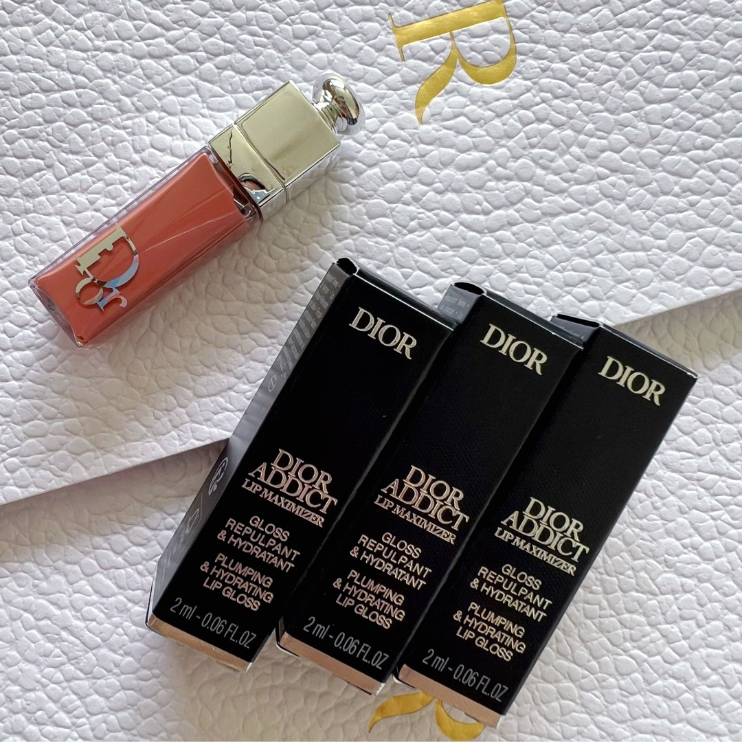 Dior Addict Lip Maximizer 038 rose Nude 2ml, Beauty & Personal Care ...