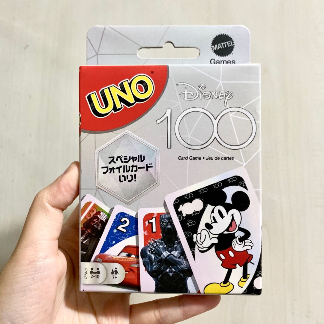 Mattel Disney 100 UNO cards, Hobbies & Toys, Toys & Games on Carousell