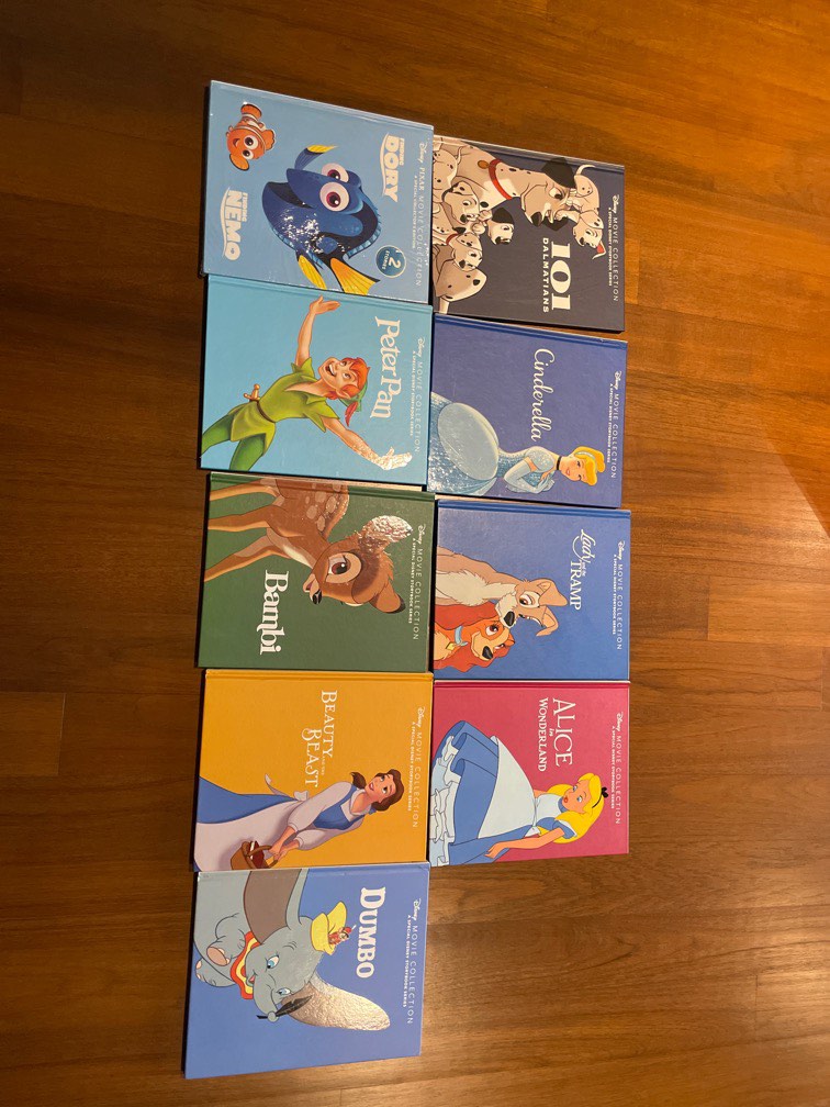 Disney books - Cinderella, Alice in Wonderland, 101 Dalmatians, Finding ...