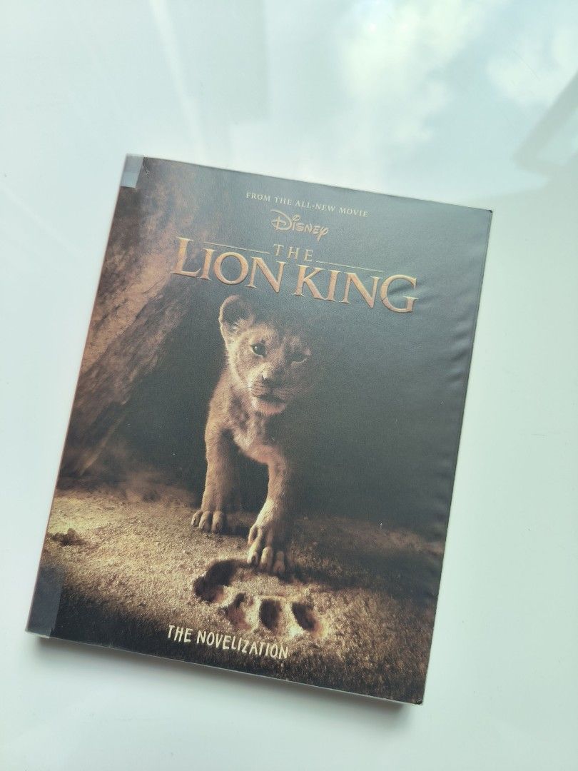 Disney The Lion King The novelization, 興趣及遊戲, 書本 & 文具, 小說及非小說 - Carousell