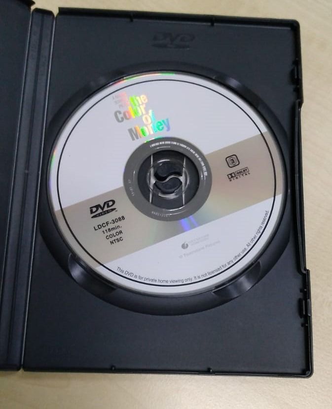 DVD - THE COLOR OF MONEY (1986), Hobbies & Toys, Music & Media, CDs ...