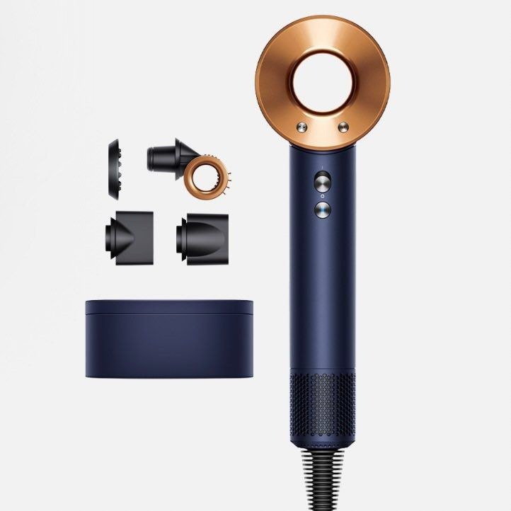 Dyson Supersonic Hairdryer HD15 (Prussian Blue/Rich Copper) with ...