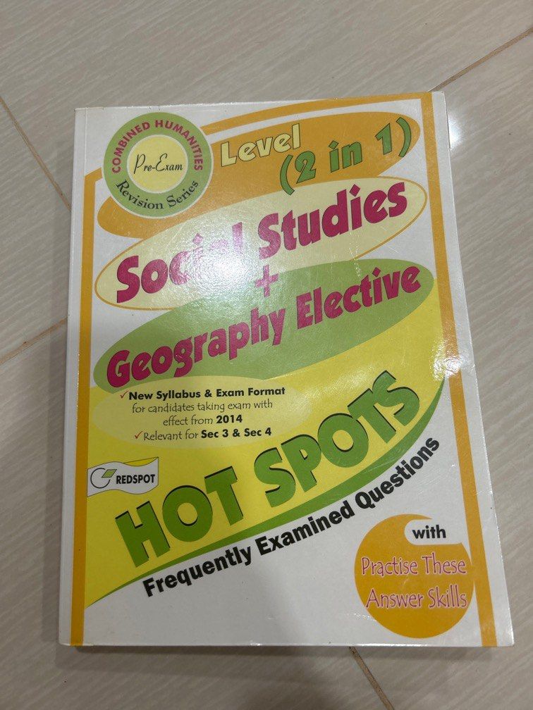 elective geography social studies ss textbook,guidebook, Hobbies & Toys ...