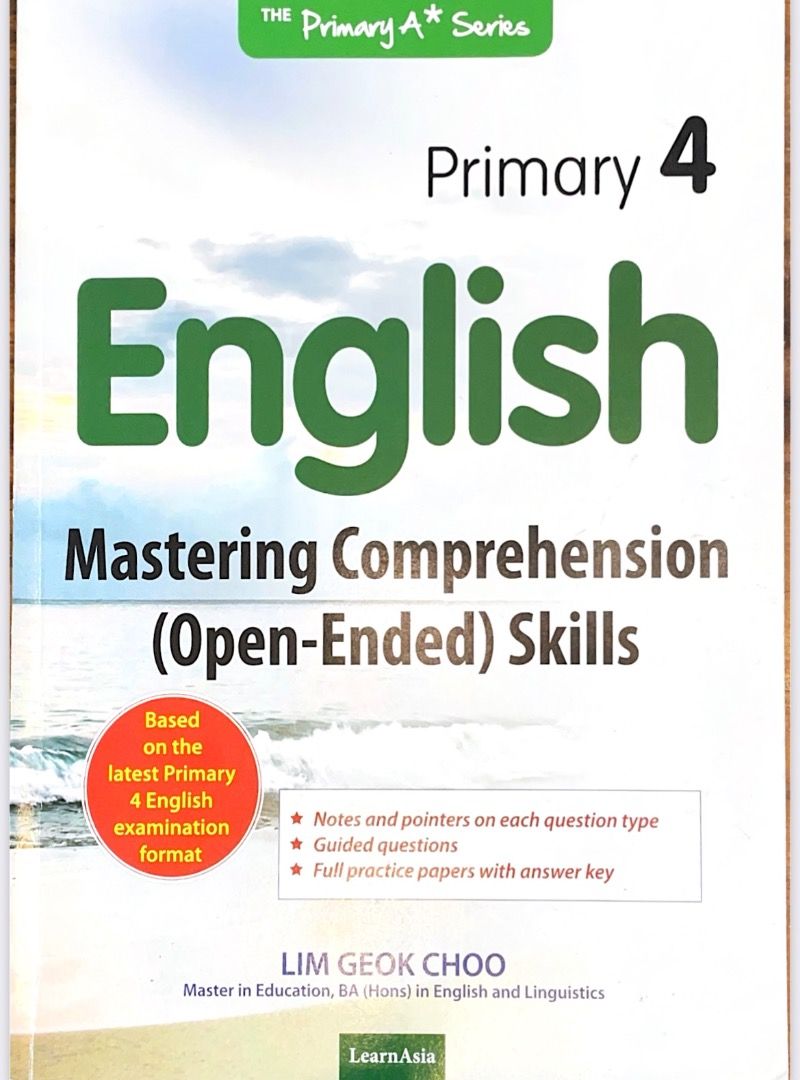 English Comprehension Assessment Book - Primary 4, Hobbies & Toys ...