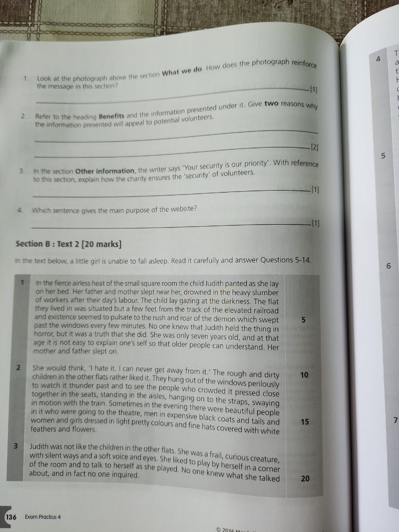 English exam practice secondary 4, Hobbies & Toys, Books & Magazines ...