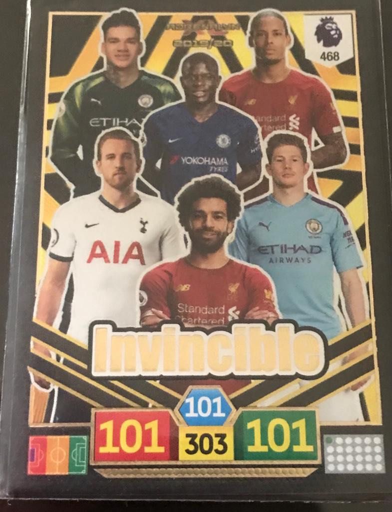EPL 19/20 Adrenaline Invincible Card, Hobbies & Toys, Memorabilia ...