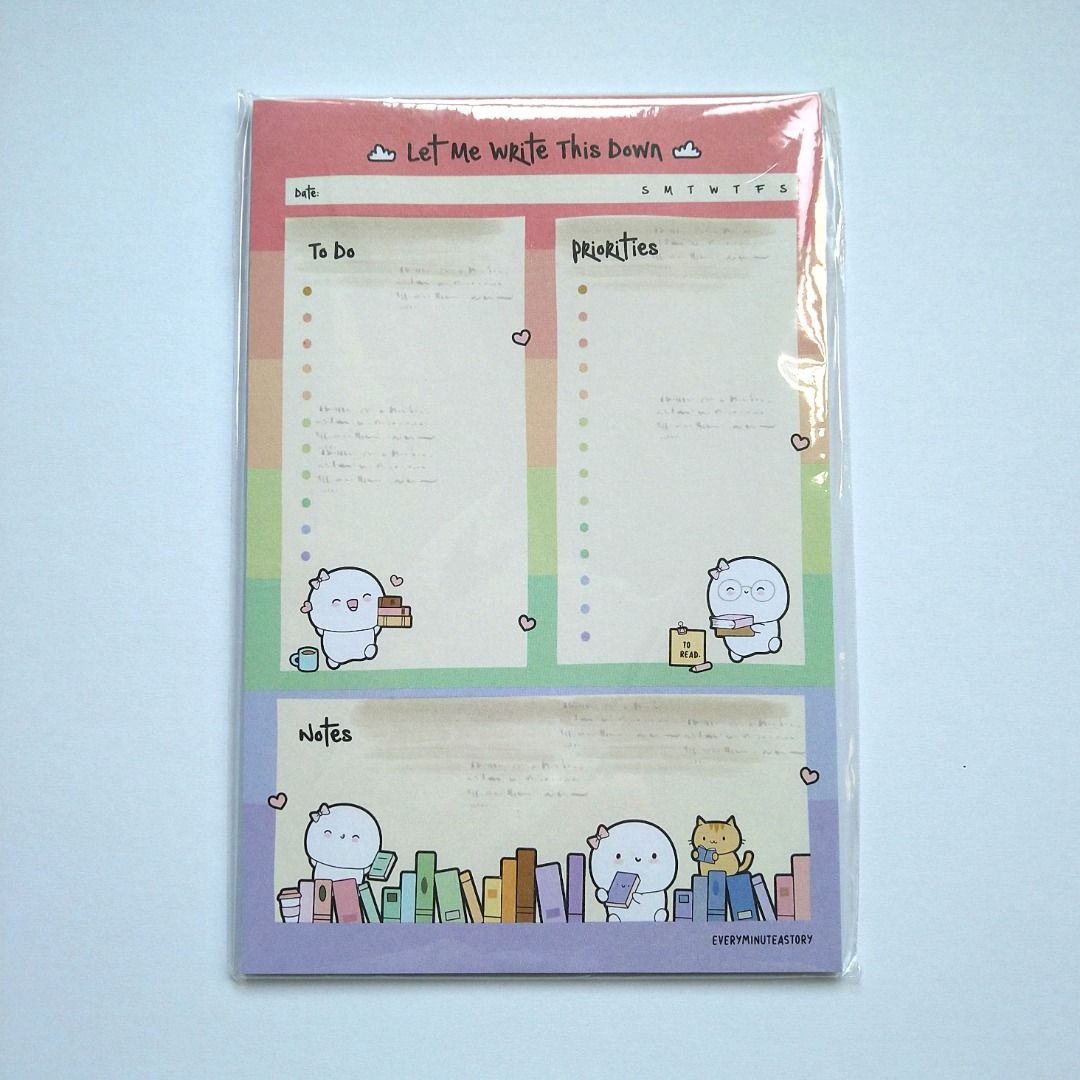 EveryMinuteAStory Notepad, Hobbies & Toys, Stationery & Craft, Other ...