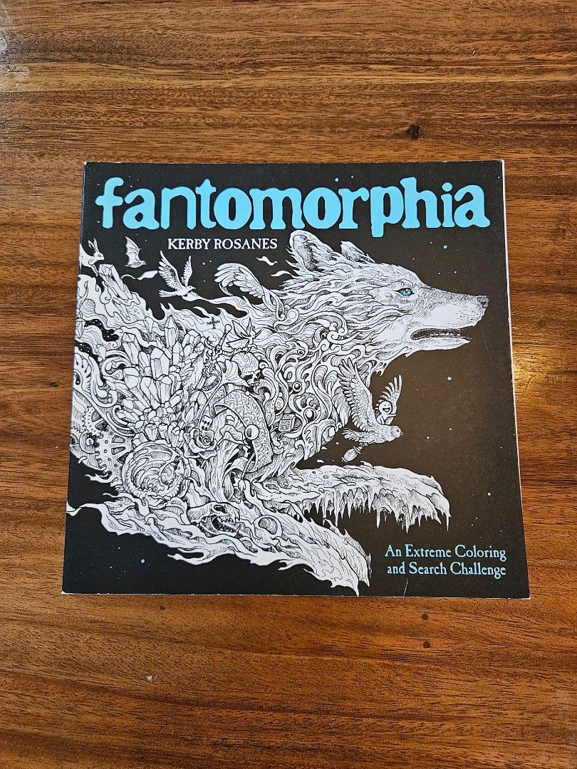 Fantomorphia Coloring Book - Kerby Rosanes, Hobbies & Toys, Stationary ...