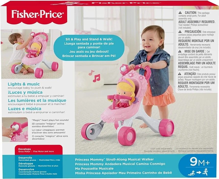 Fisher Price Princess Push Walker, Babies & Kids, Infant Playtime on ...