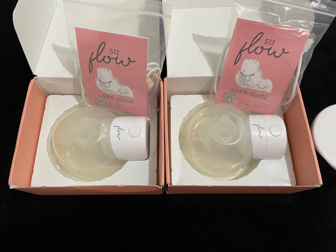 Flow S12 Handsfree Wearable Breast Pump (PAIR), Babies & Kids, Nursing ...