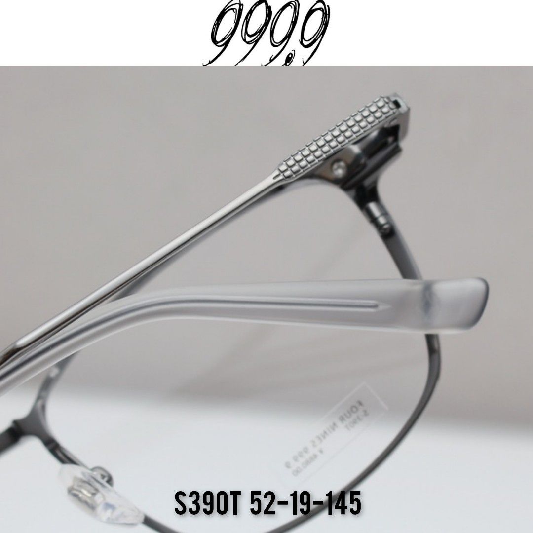 Four nines 999.9 titanium hand made frames glasses, Men's Fashion, Watches & Accessories ...