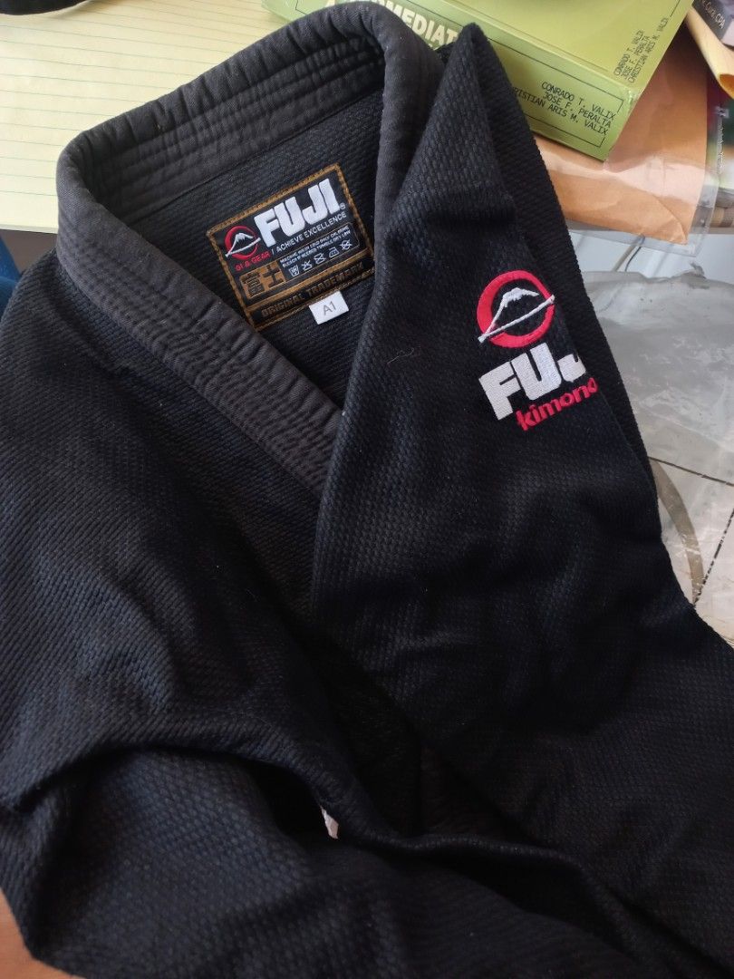 Fuji A1 All Around BJJ Gi - Black set (Brazilian Jiu Jitsu), Sports ...