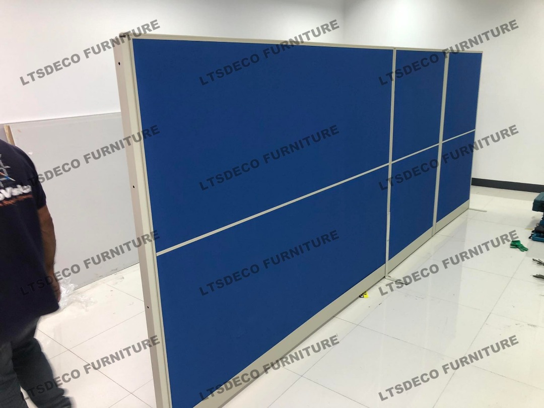 FULL FABRIC SCREEN PANEL OFFICE PARTITION / FURNITURE, Furniture & Home ...