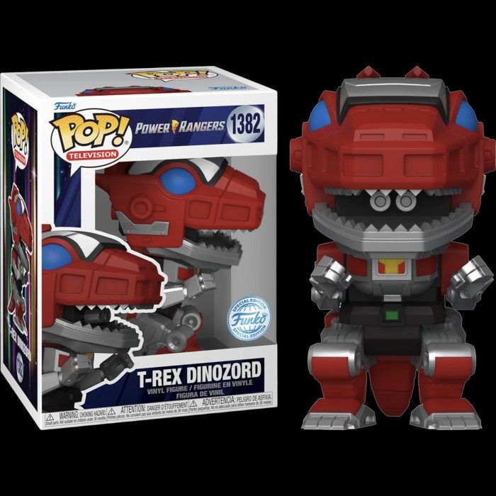 Funko Pop! Television: Power Rangers - T-Rex Dinozord 30th Anniversary ...