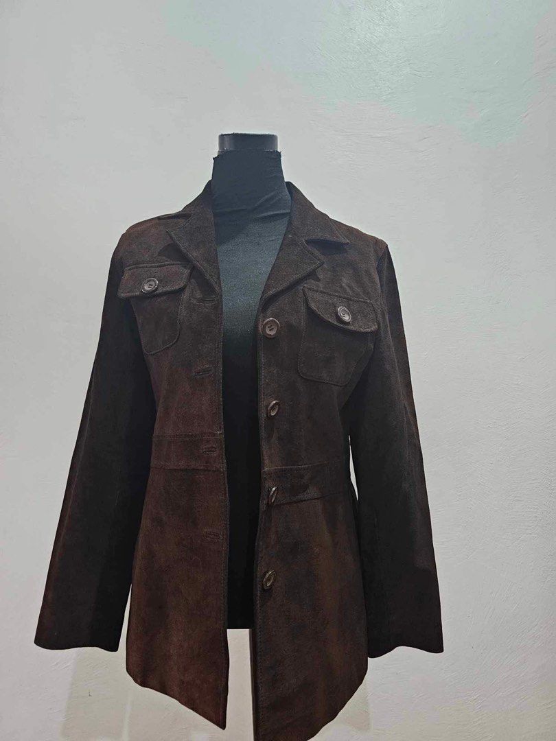 GAMUZA COAT JACKET, Women's Fashion, Coats, Jackets and Outerwear on ...