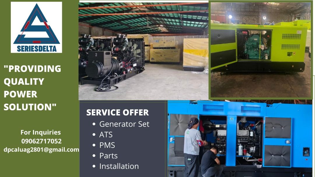 GENERATOR SET AND ATS!!!!, Commercial & Industrial, Construction ...