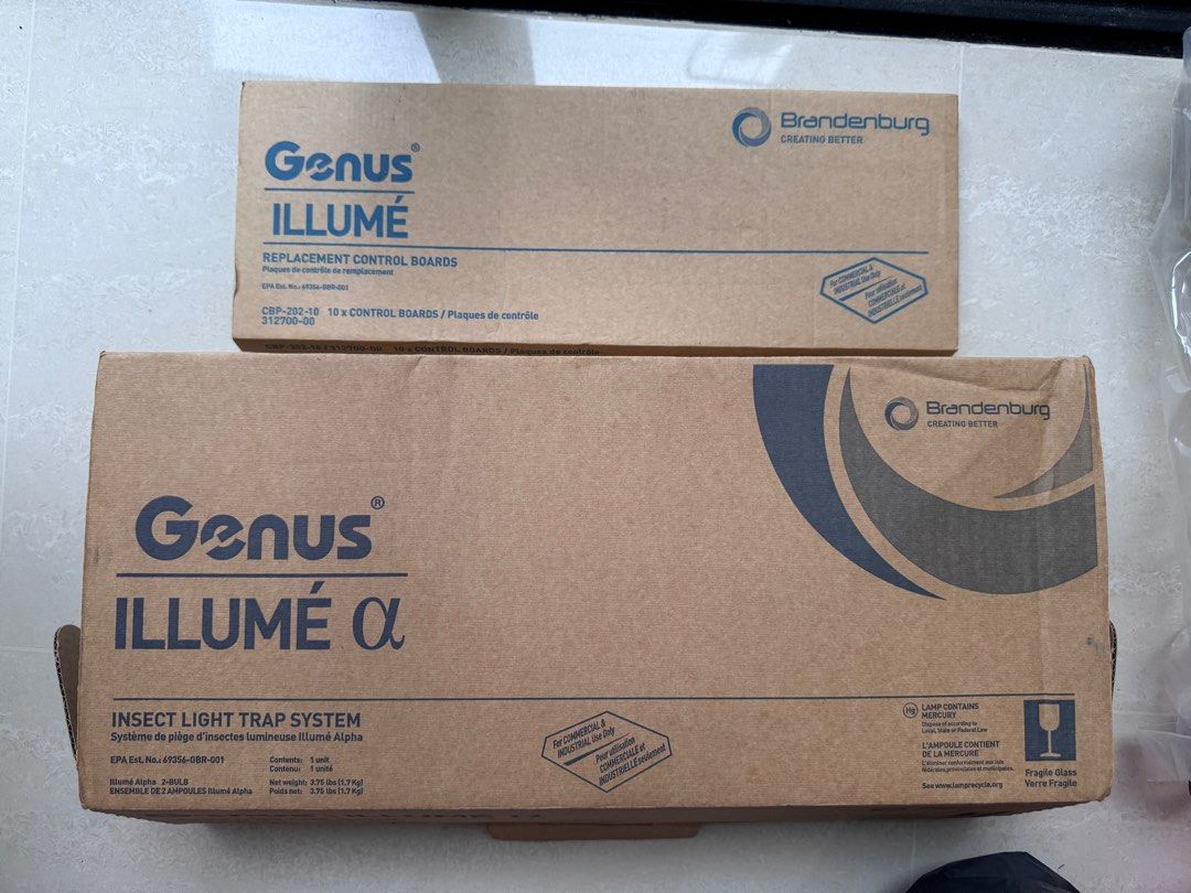 Genus Illume Alpha Brandenburg Insect Trap Bug UV Light system for f&b, Health & Nutrition ...