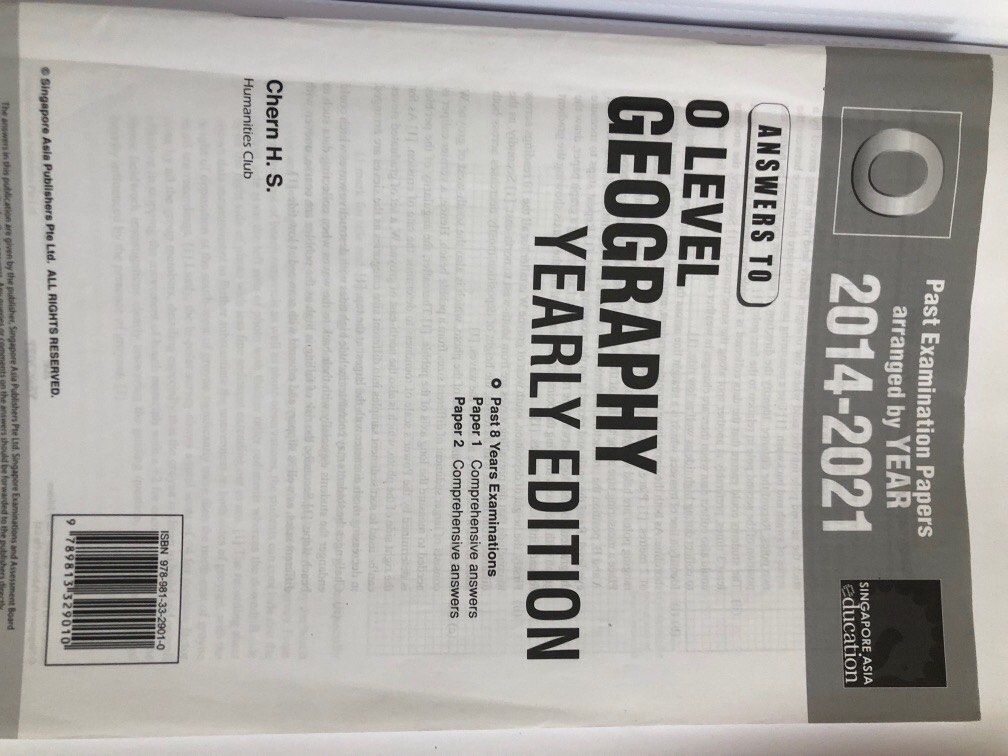 Geography O levels Ten Year Series, Hobbies & Toys, Books & Magazines ...