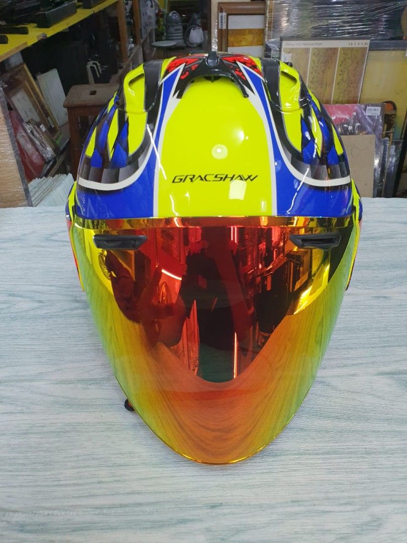 GRACSHAW HELMET MOTORCYCLE GRIXENT COVID 19, Auto Accessories on Carousell