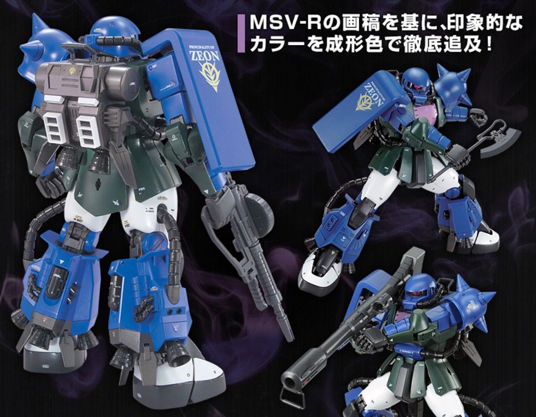 GUNDAM MG 1/100 MS-06R-1A ZAKU II ANAVEL GATO, Hobbies & Toys, Toys ...