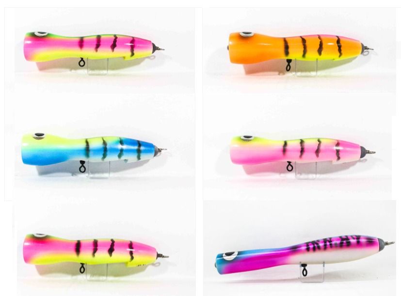 Handmade Wood Popper Ocean GT, Sports Equipment, Fishing on Carousell