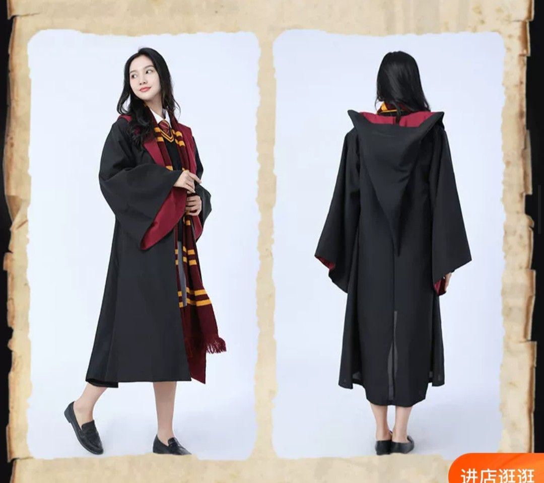 Harry Potter Gryffindor cloak / cape, Women's Fashion, Coats, Jackets ...