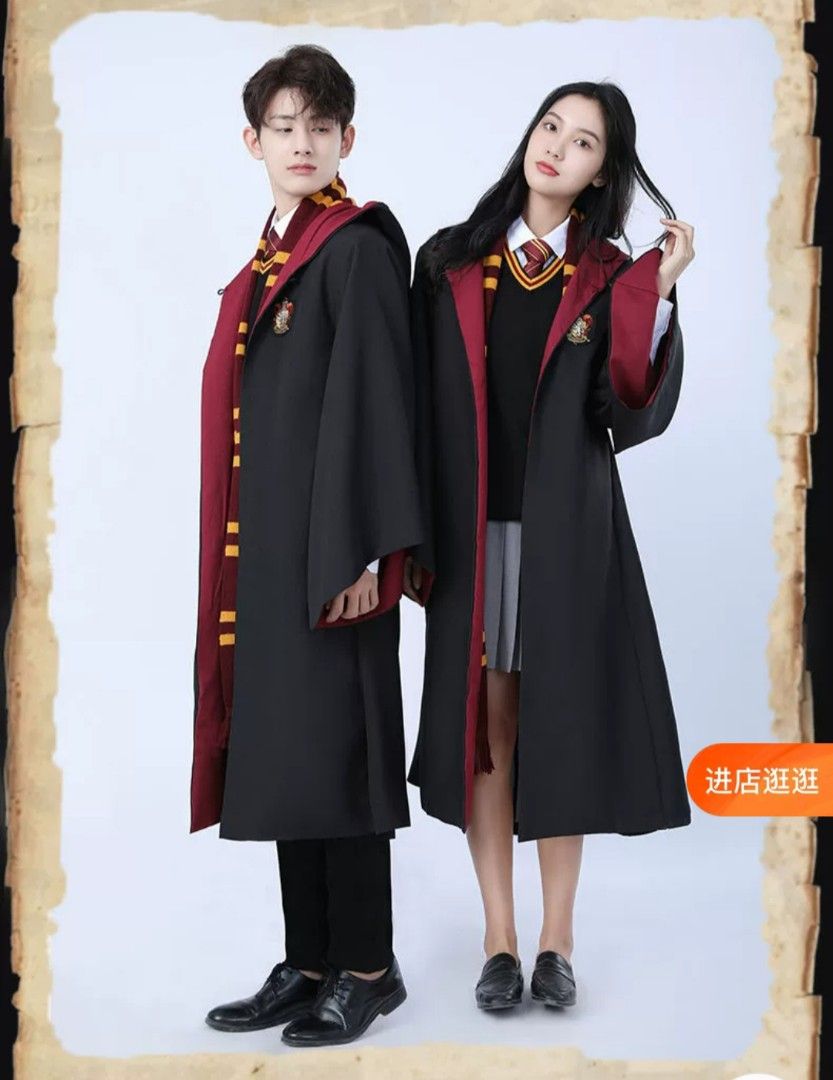 Harry Potter Gryffindor cloak / cape, Women's Fashion, Coats, Jackets ...
