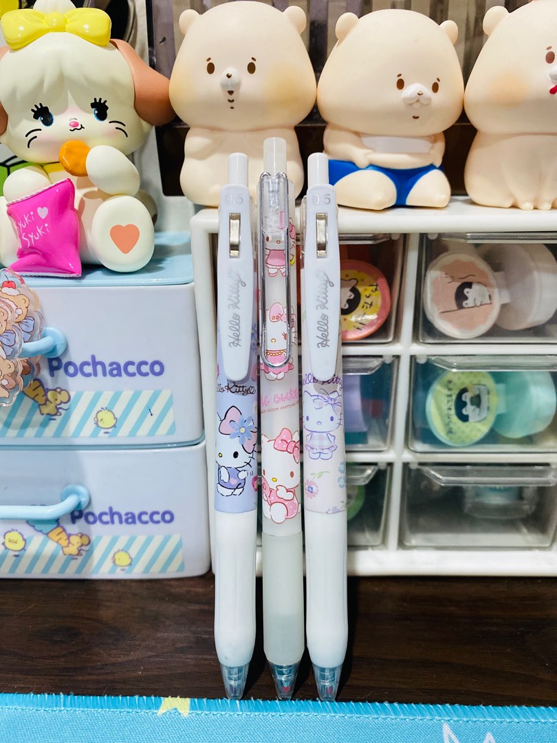 hello kitty 0.5 black ink gel pen, Hobbies & Toys, Stationary & Craft ...