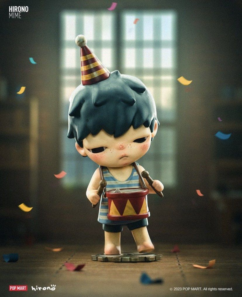 WTS Hirono Mime Fool Prison Popmart BNIF, Hobbies & Toys, Toys & Games ...