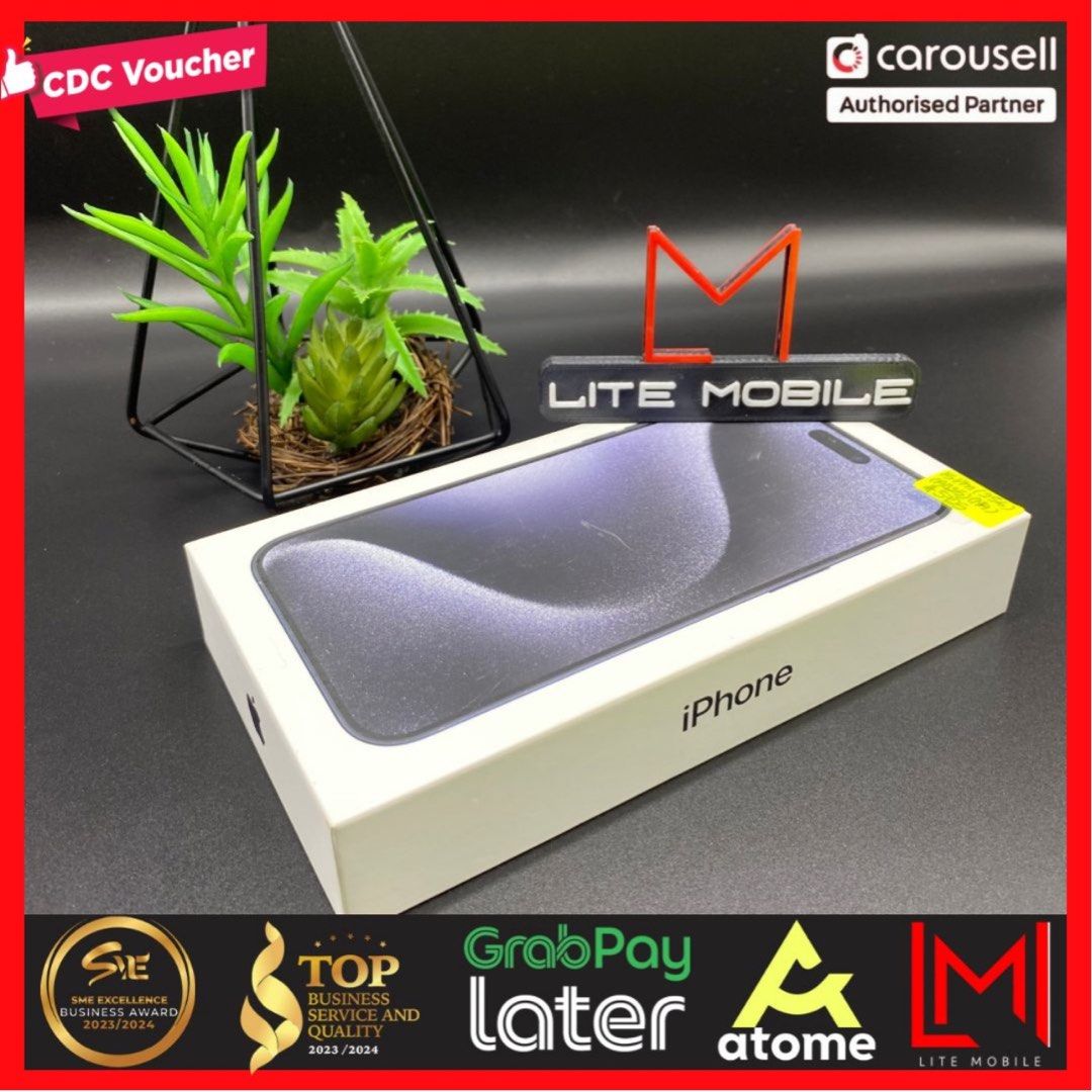 (HK-Dual Sim) iPhone 15 Pro Max 256GB Blue Titanium, Mobile Phones ...