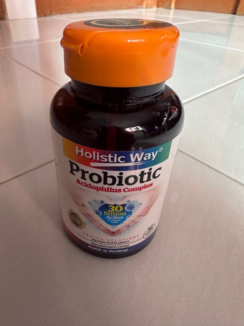 Holistic Way - Probiotic - 30 caps, Health & Nutrition, Health ...