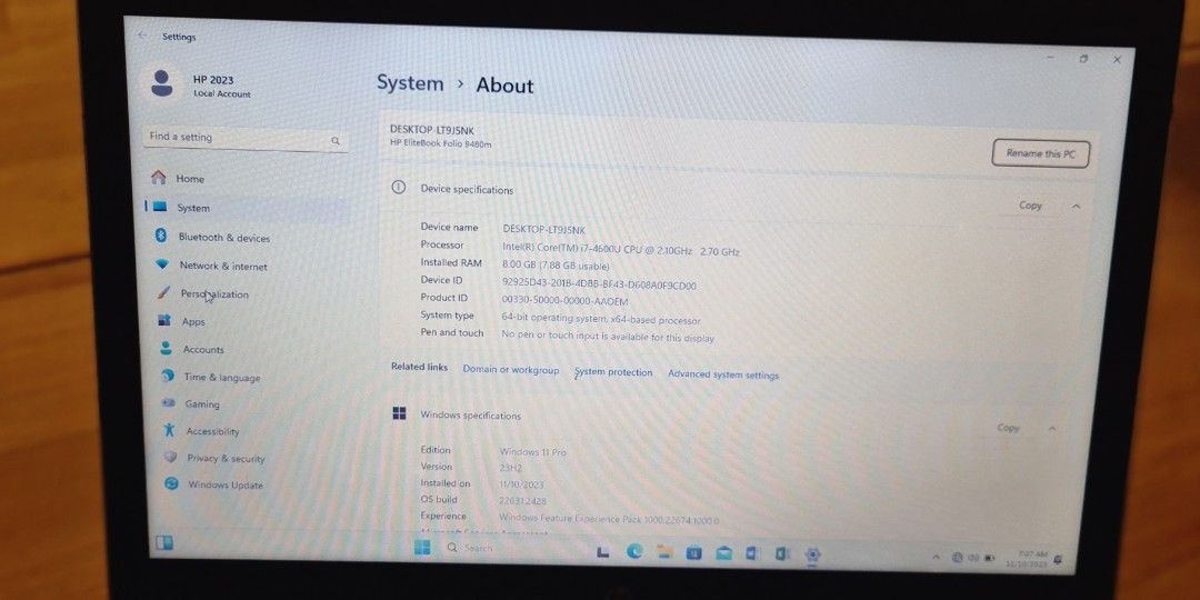 Hp Elitebook Folio Core I Gen Gb Ram Gb Ssd Computers Tech Laptops Notebooks On