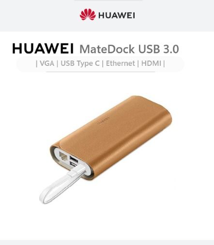 HUAWEI MateDock (VGA, USB Type C, Ethernet, HDMI, USB 3.0), Computers & Tech, Parts ...